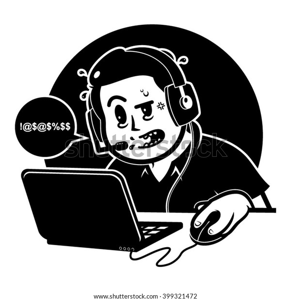 Gamer illustration design
