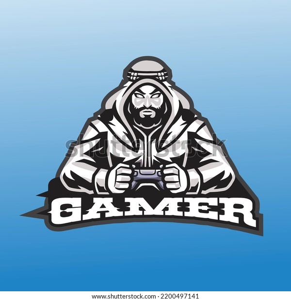 Gamer Mascot Logo Design Vector Gamer Stock Vector (Royalty Free ...