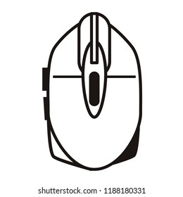 Gamer Mouse Device Sketch Stock Vector (Royalty Free) 1188180331 ...
