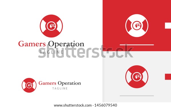 Gamer Operation Logo Design Gamer Logo Stock Vector (Royalty Free ...