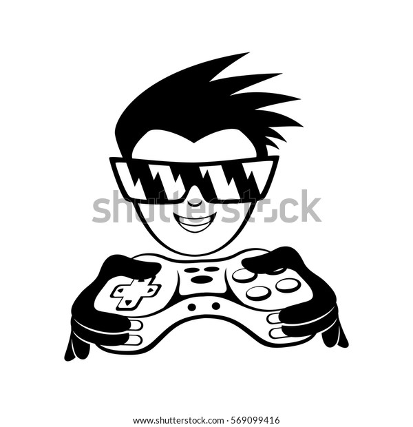 Gamer Sign Stock Vector (Royalty Free) 569099416