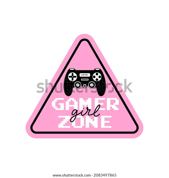 Gamer Zone Sign Vector Illustration Game Stock Vector (Royalty Free ...