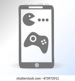 Games Mobile Phones Vector Stock Vector (Royalty Free) 473972911 ...