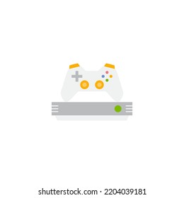 Gaming Console Icon Color Isolated On Stock Vector (Royalty Free ...