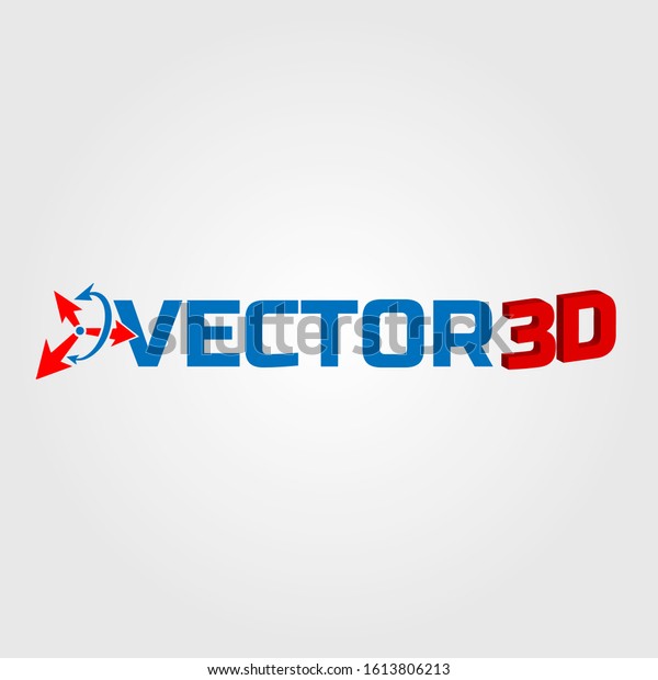 Gaming Logo 3d Typography Urban Style Stock Vector (Royalty Free ...