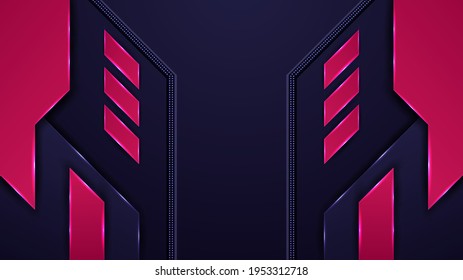 Gaming Technology Wallpaper Background Stock Vector (Royalty Free ...