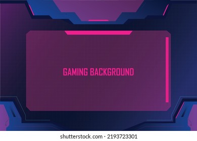 Gaming Ui Decorative Design Background Stock Vector (Royalty Free ...