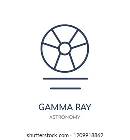 Gamma Ray Icon Gamma Ray Linear Stock Vector (Royalty Free) 1209918862 ...