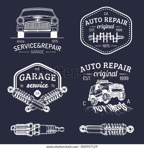 Garage Logos Signs Classic Garage Logo PNG Vector (AI) Free Download