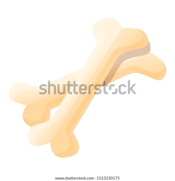 Garbage Bones Icon Cartoon Garbage Bones Stock Vector (Royalty Free ...