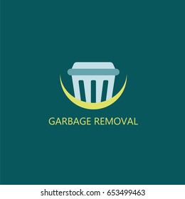 Garbage Removal Company Logo Stock Vector (Royalty Free) 653499436