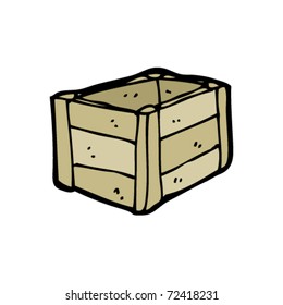 Wooden Crate Cartoon Stock Vector (Royalty Free) 71418649 | Shutterstock