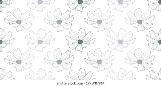 13,107 Cosmos flower seamless Stock Vectors, Images & Vector Art | Shutterstock