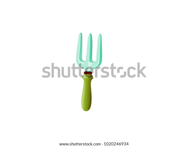 Garden Hand Fork Vector Image Stock Vector (Royalty Free) 1020246934 ...