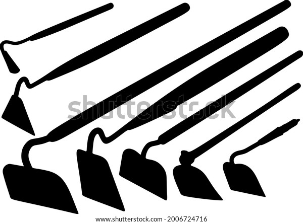 Garden Hoe Included Vector Image Stock Vector (Royalty Free) 2006724716 ...
