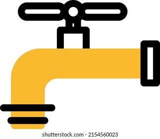 Garden Tap Illustration Vector On White Stock Vector (Royalty Free ...