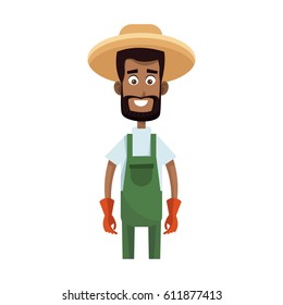 Gardener Man Icon Stock Vector (Royalty Free) 611877413 | Shutterstock