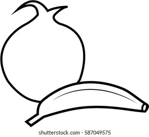Garnet Apple Emblem Iconlogo Stock Vector (Royalty Free) 587049575 ...