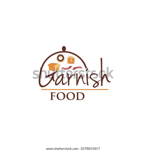 Garnish Food Logo Vector Template Element Stock Vector (Royalty Free ...