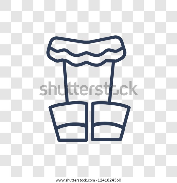 Garter Icon Trendy Linear Garter Logo Stock Vector (Royalty Free ...