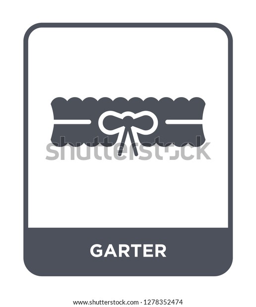 Garter Icon Vector On White Background Stock Vector (Royalty Free ...