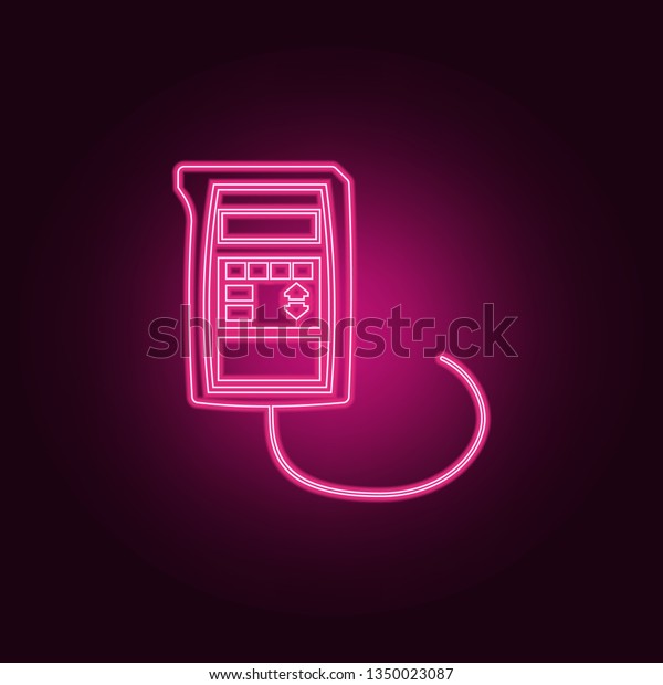 Gas Analyzer Icon Elements Measuring Elements Stock Vector (Royalty ...