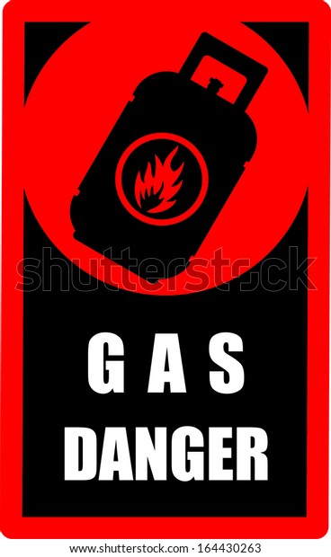 Gas Danger Vector Stock Vector (Royalty Free) 164430263 | Shutterstock