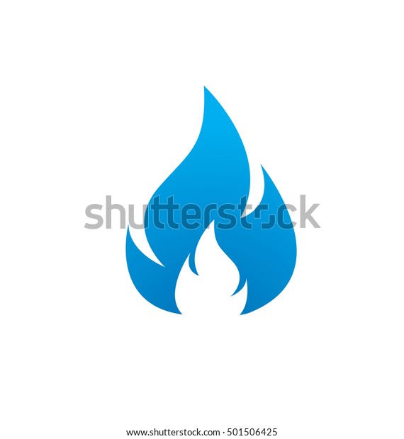 Gas Flame Icon Stock Vector (Royalty Free) 501506425 | Shutterstock