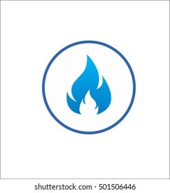 Gas Flame Icon Symbol Stock Vector (Royalty Free) 501506446 | Shutterstock