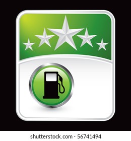 Gas Icon Green Star Background Stock Vector (Royalty Free) 56741494 ...
