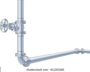 Gas Pipe Stock Vector (Royalty Free) 411353185 | Shutterstock