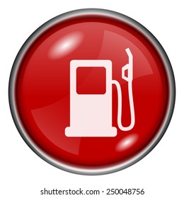 Gas Pump Icon Internet Button On Stock Vector (Royalty Free) 250048756 ...