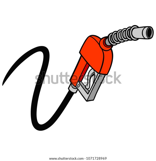 Gas Pump Vector Cartoon Illustration Gas Stock Vector (Royalty Free ...