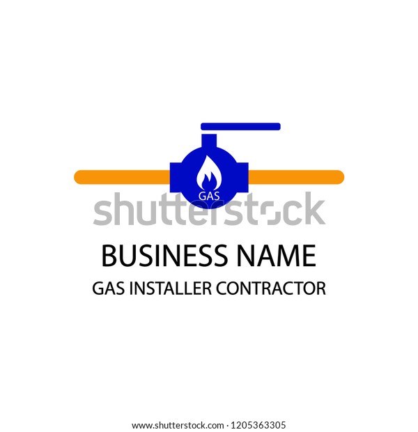 Gas Service Logo Stock Vector (Royalty Free) 1205363305 | Shutterstock