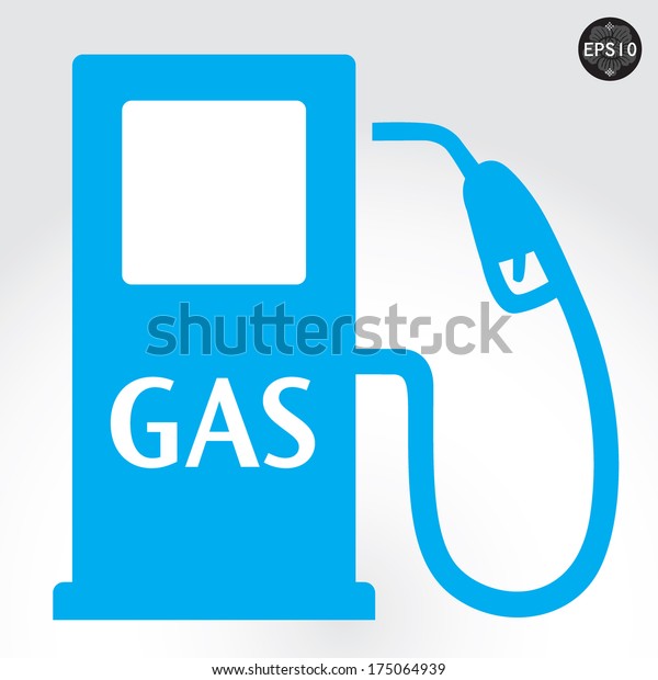 Gas Sign Vector Eps10 Stock Vector (Royalty Free) 175064939 | Shutterstock