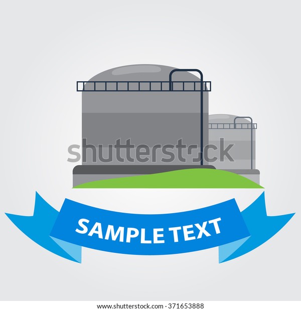 Gas Storage Icon Ground Storage Resources Stock Vector (Royalty Free ...