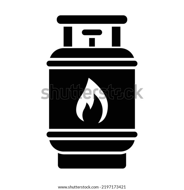 Gas Tank Black Icon Suitable Website Stock Vector (Royalty Free ...
