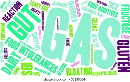 Gas Word Cloud On White Background Stock Vector (Royalty Free ...