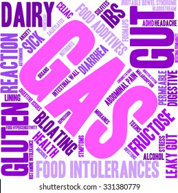 Gas Word Cloud On White Background Stock Vector (Royalty Free ...