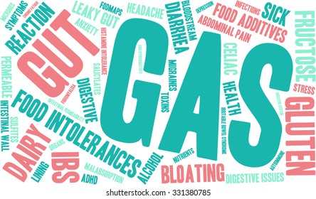 Gas Word Cloud On White Background Stock Vector (Royalty Free ...