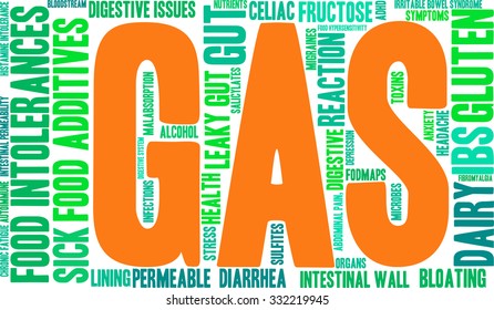 Gas Word Cloud On White Background Stock Vector (Royalty Free ...