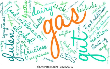 Gas Word Cloud On White Background Stock Vector (Royalty Free ...