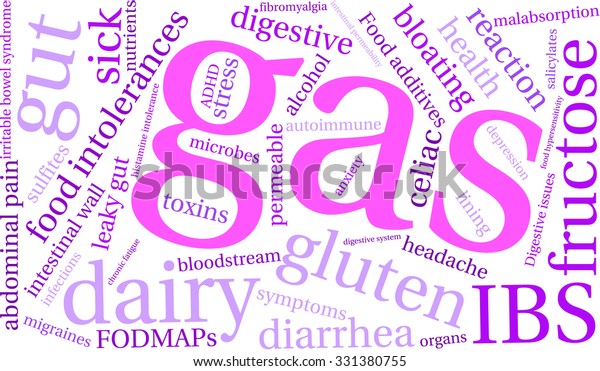 Gas Word Cloud On White Background Stock Vector (Royalty Free ...