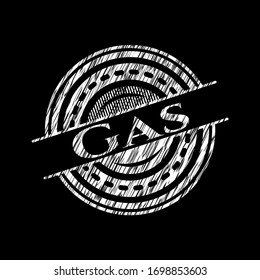 Gas Written On Chalkboard Vector Illustration Stock Vector (Royalty ...
