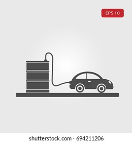 Gasoline Barrel Icon Stock Vector (Royalty Free) 694211206 | Shutterstock