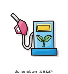 Gasoline Doodle Stock Vector (Royalty Free) 313852574