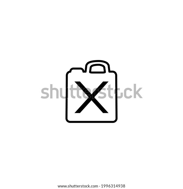 Gasoline Icon Simple Vector Perfect Illustration Stock Vector (Royalty ...
