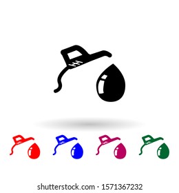 Gasoline Pump Nozzle Sign Multi Color Stock Vector (Royalty Free ...