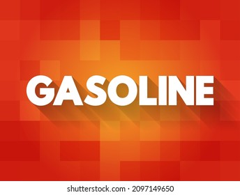 Gasoline Text Quote Concept Background Stock Vector (Royalty Free ...