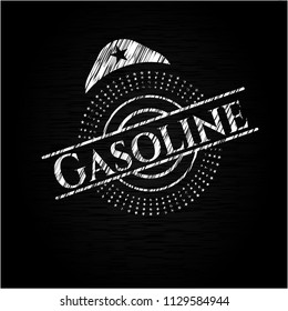 Gasoline Written Chalkboard Texture Stock Vector (Royalty Free ...
